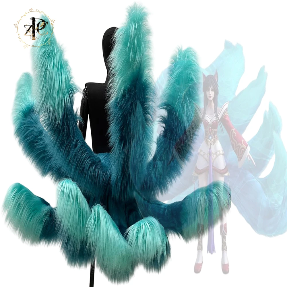 Cosplay-de-la-Liga-de-la-leyenda-Ahri-The-Nine-tailed-Fox-Prop-Beast ...