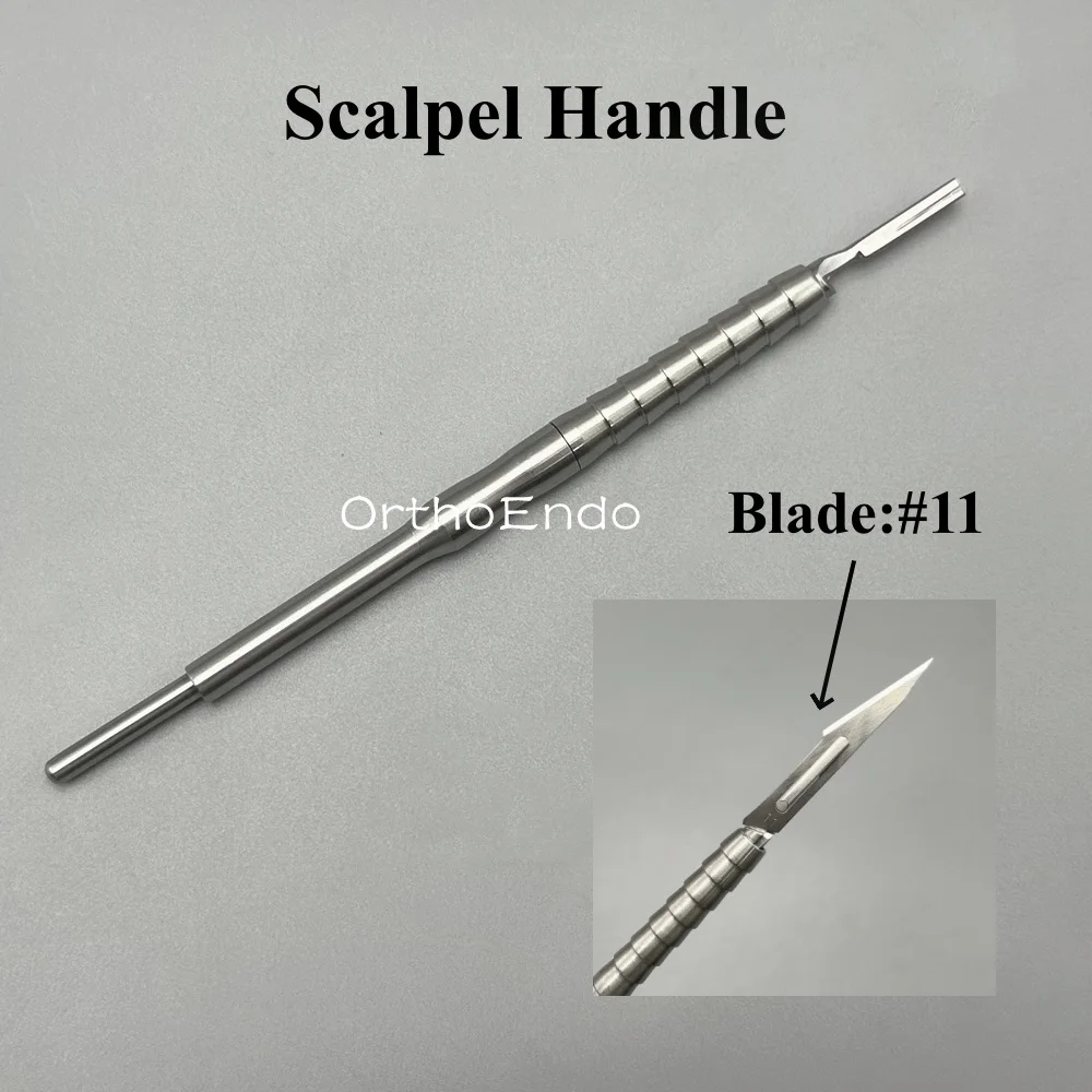 1pc-Dental-Scalpel-Handle-Medical-Stainless-Steel-Surgical-Blade-Holder ...
