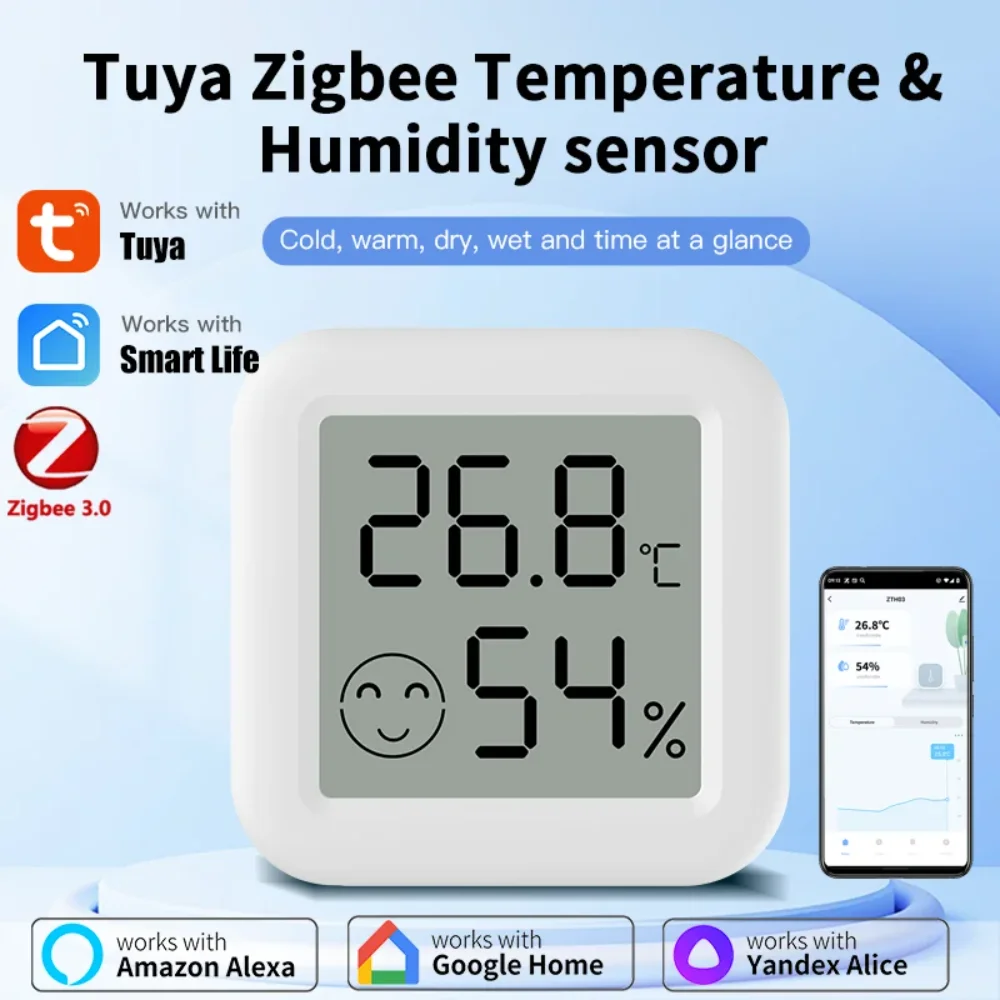 Tuya-Zigbee-3-0-Temperature-Humidity-Sensor-APP-Remote-Control-Thermometer-via-Smart-Life-For ...