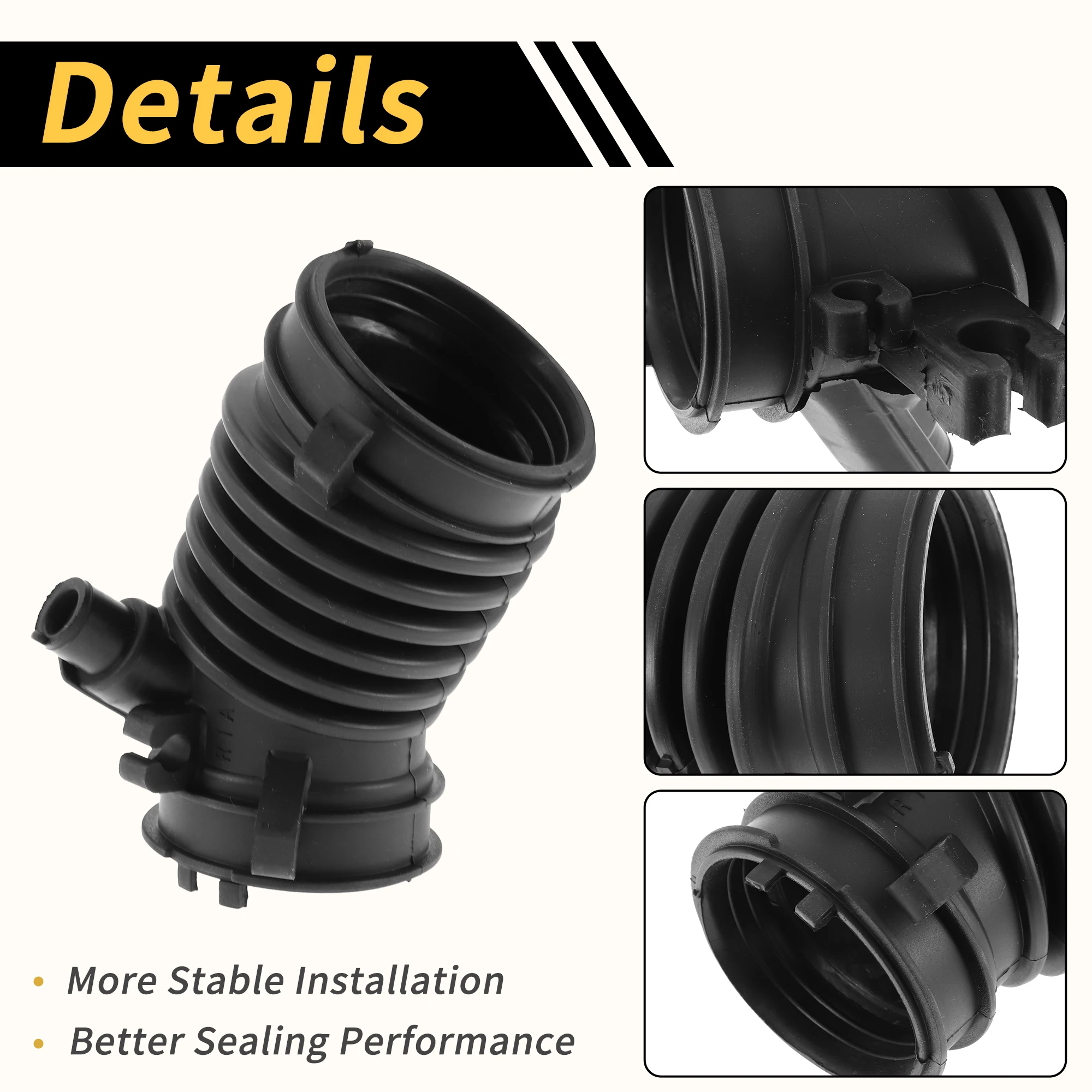 X Autohaux 1 Pc Car Intake Hose Compatible for Honda Civic 1.8L 12-15 ...