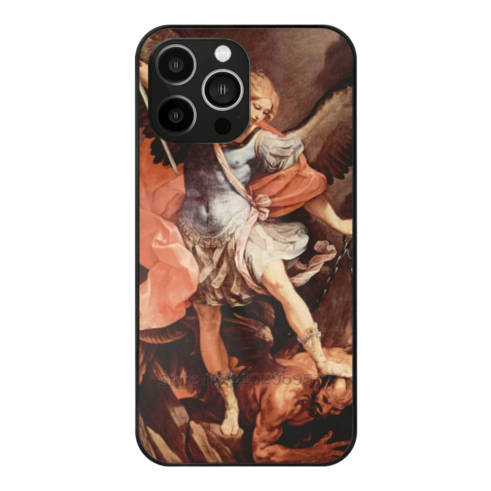 St-Michael-The-Archangel-San-Miguel-Arcangel-Guido-Reni-Tempered-Glass ...