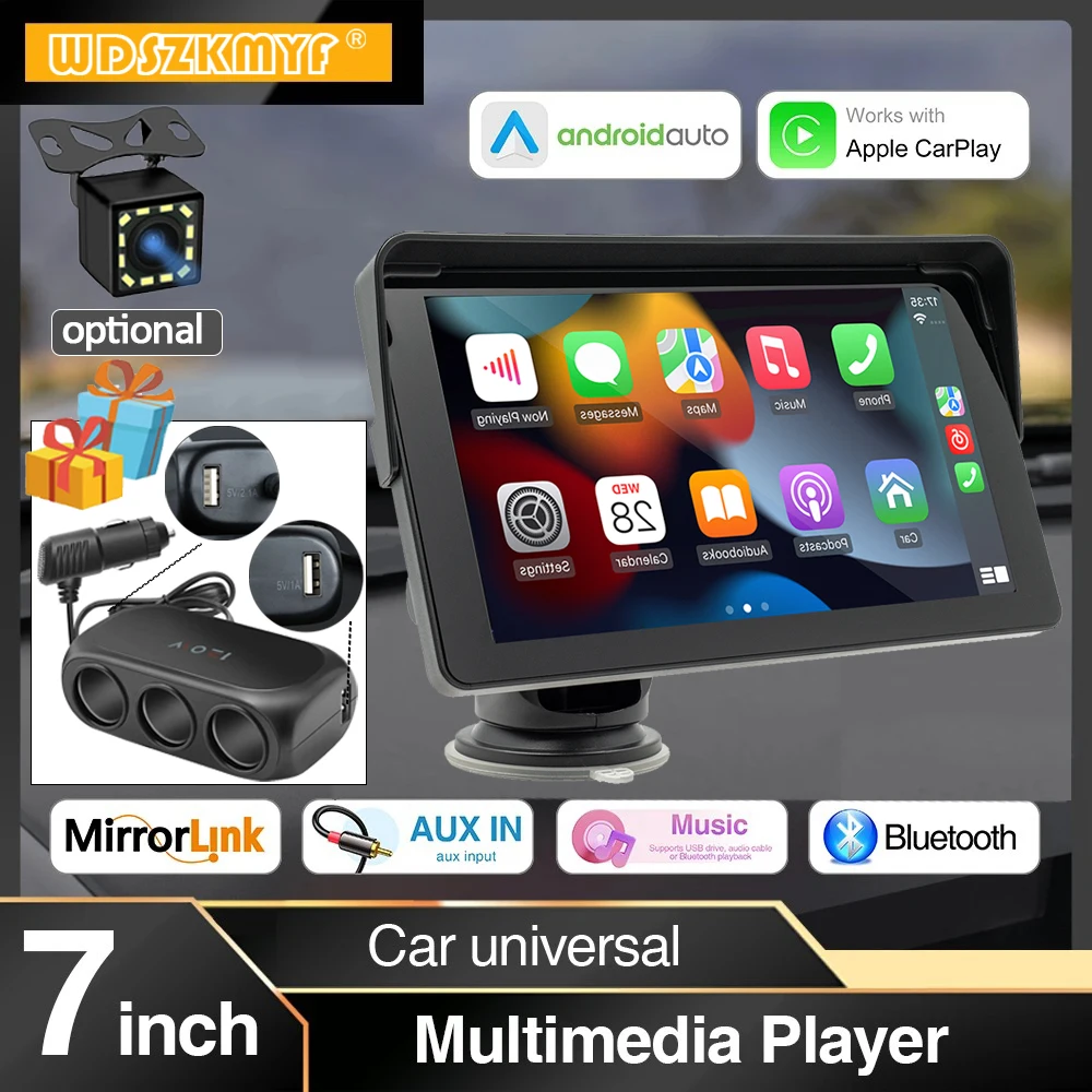 7Inch-Automotive-Multimedia-Wireless-Carplay-Android-Auto-Video-Player ...