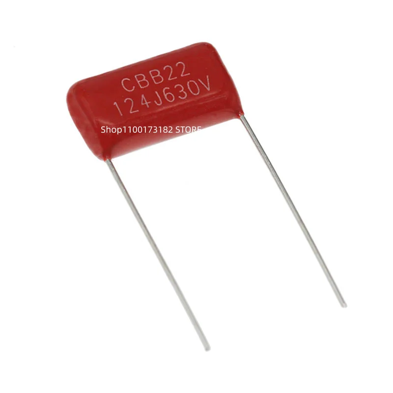 10PCS CBB capacitor CBB22 metallized capacitor 630V 124J 0.12UF 120NF ...