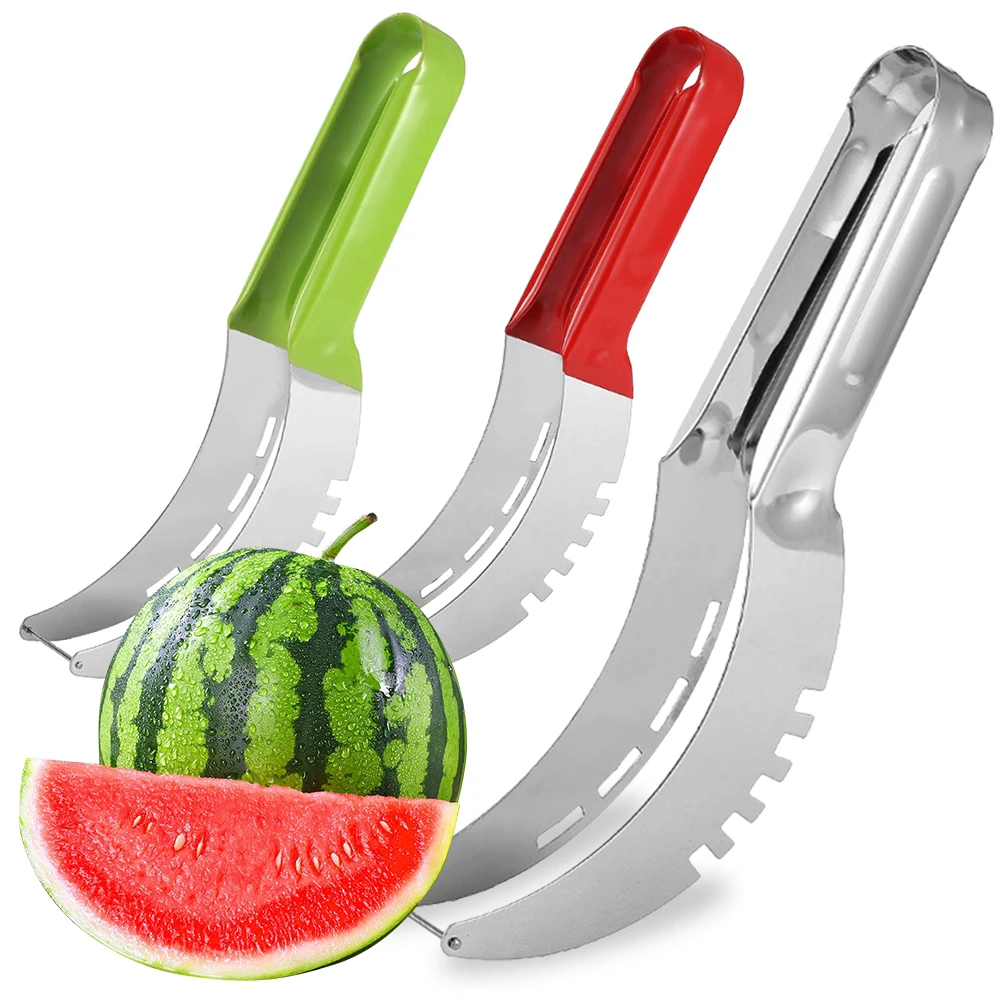 Stainless-Steel-Safe-Efficient-Watermelon-Slicer-Server-with-Non-Slip ...