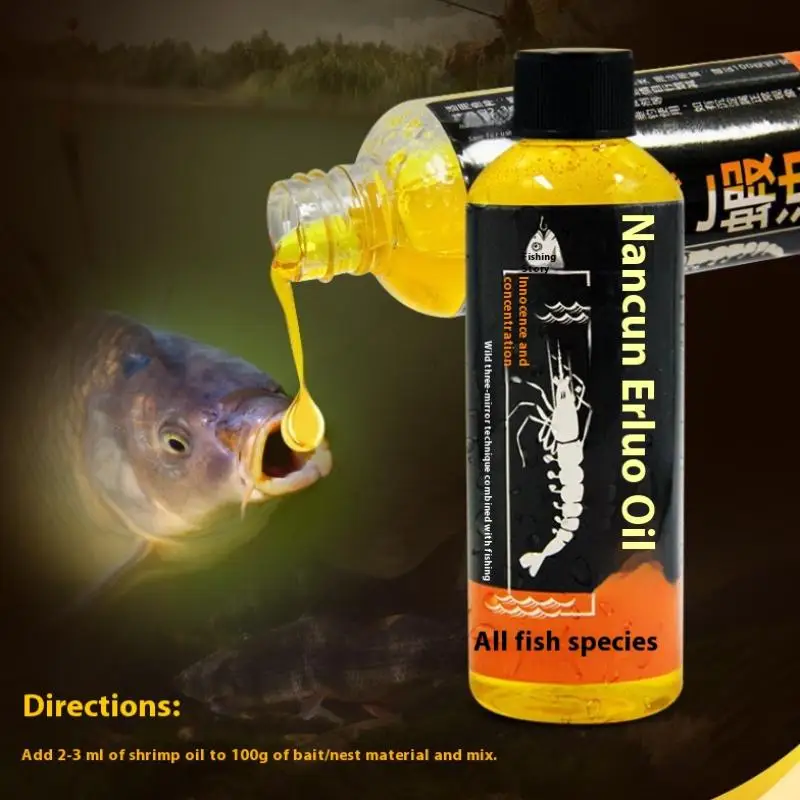 1/2Pcs Silver Carp Attractant Carp Antarctic Krill Shrimp Oil Flavoring ...