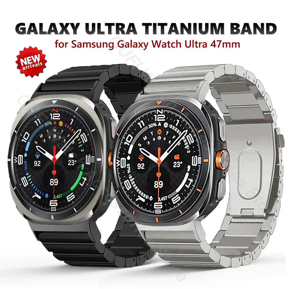 Titanium-Business-Strap-for-Samsung-Galaxy-Watch-Ultra-Band-UITRA-47MM ...