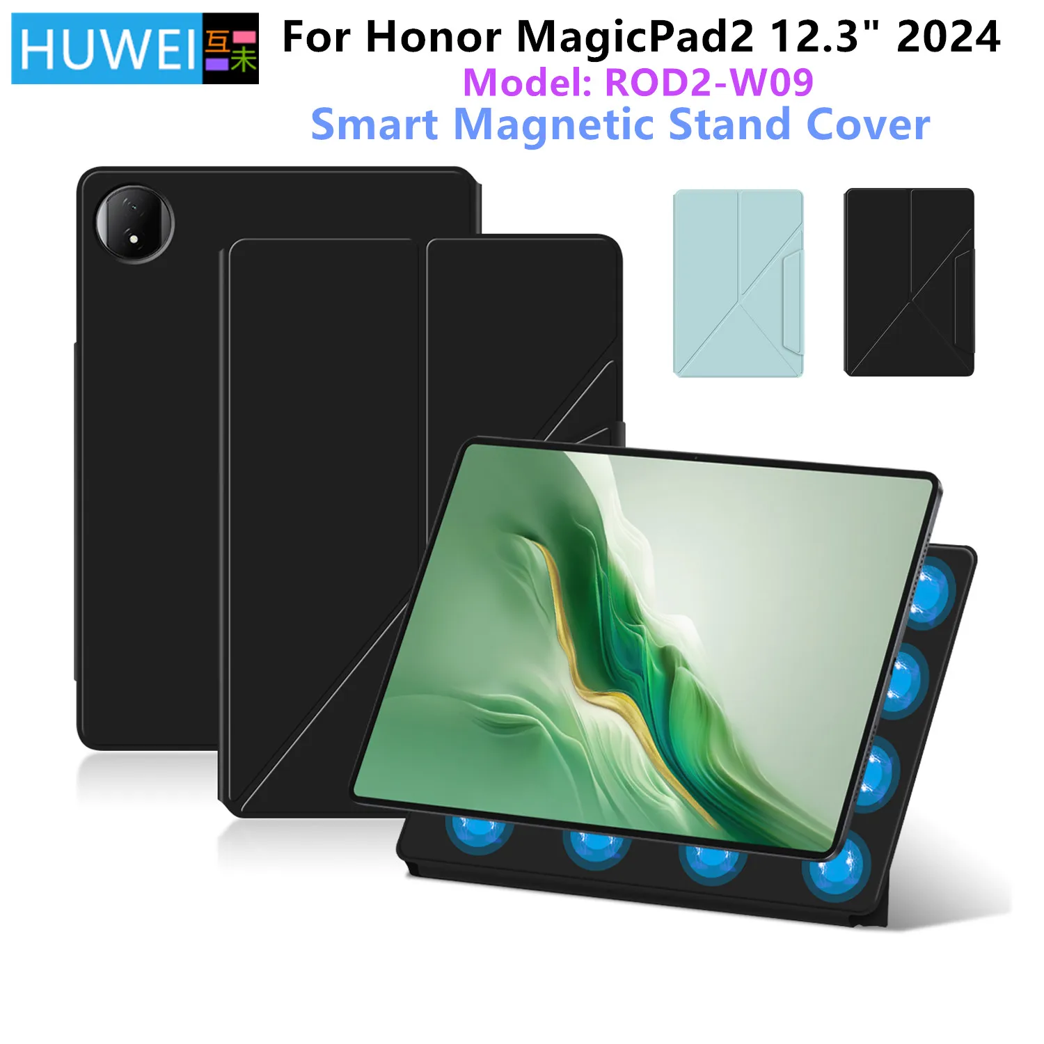 HUWEI For Honor MagicPad 2 Case 12.3 inch 2024 ROD2-W09 Smart Magnetic ...
