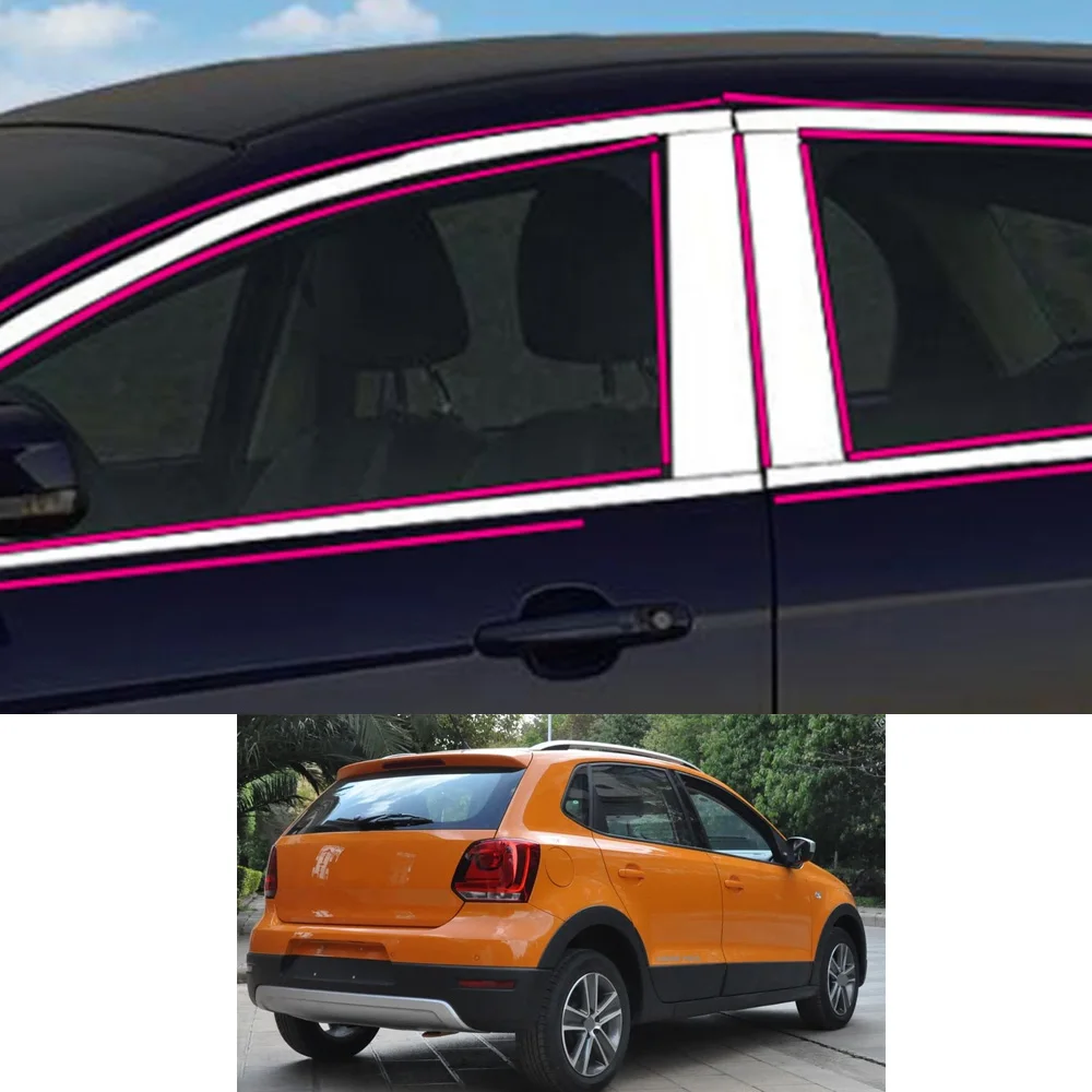For-VW-Volkswagen-Polo-Hatchback-2011-2012-2013-Car-Sticker-Garnish ...