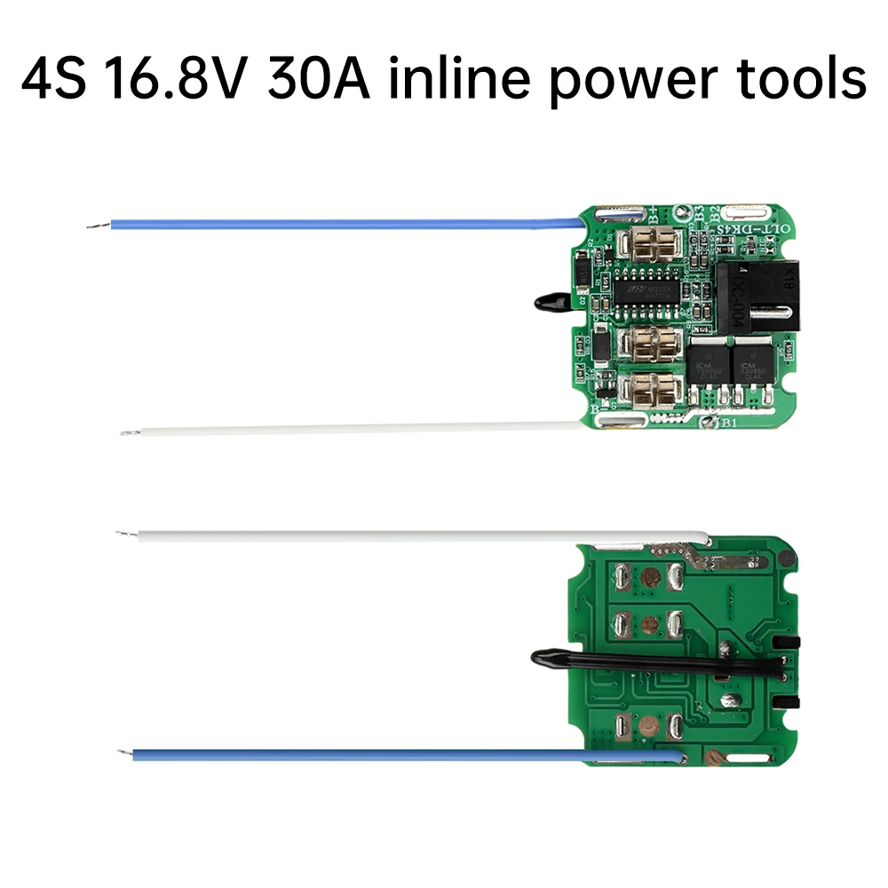 BMS 4S 16.8V 30A 18650 lithium battery protection board plug-in power ...