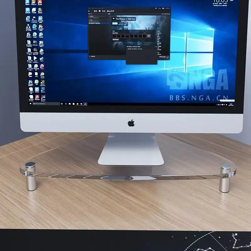 Transparent-Acrylic-Desktop-Organizer-Laptop-Visualizer-Levitation ...