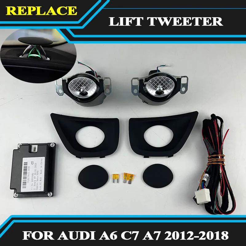 For-Audi-A6-C7-A7-2011-2017-LED-Lift-Tweeter-Rotating-Treble-Ambient ...