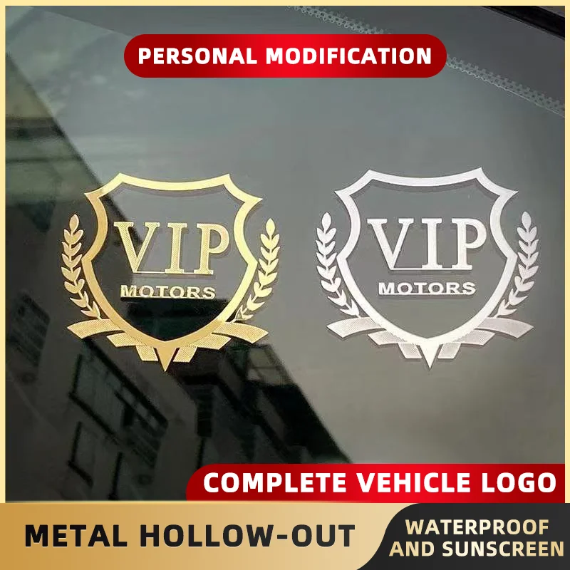 Car Metal Sticker VIP Car Side Window Body Car Logo Sticker| | - AliExpress