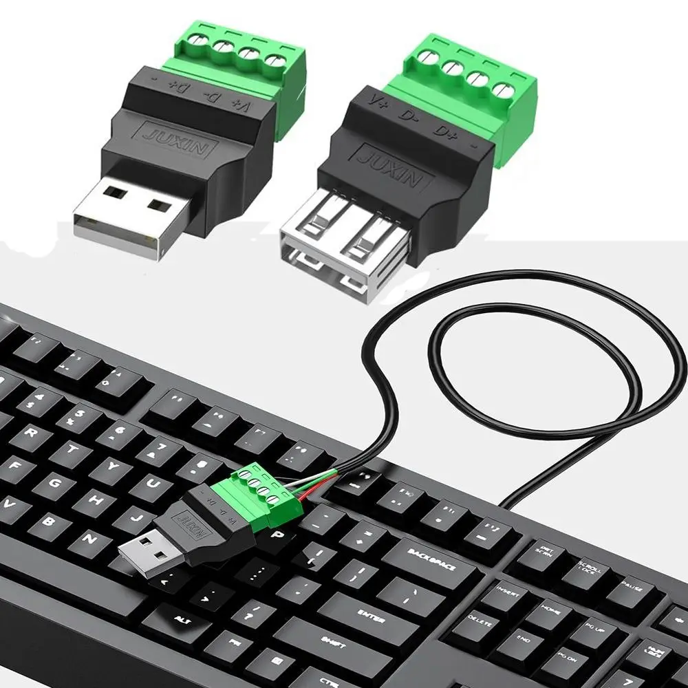 Connecteur-USB-2-0-avec-prise-m-le-femelle-adaptateur-4-broches-prise ...