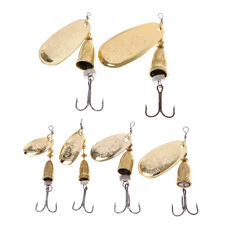 Blade-Rotating-Spinner-Metal-Lure-Brass-Artificial-Spoon-Bait-Fishing ...