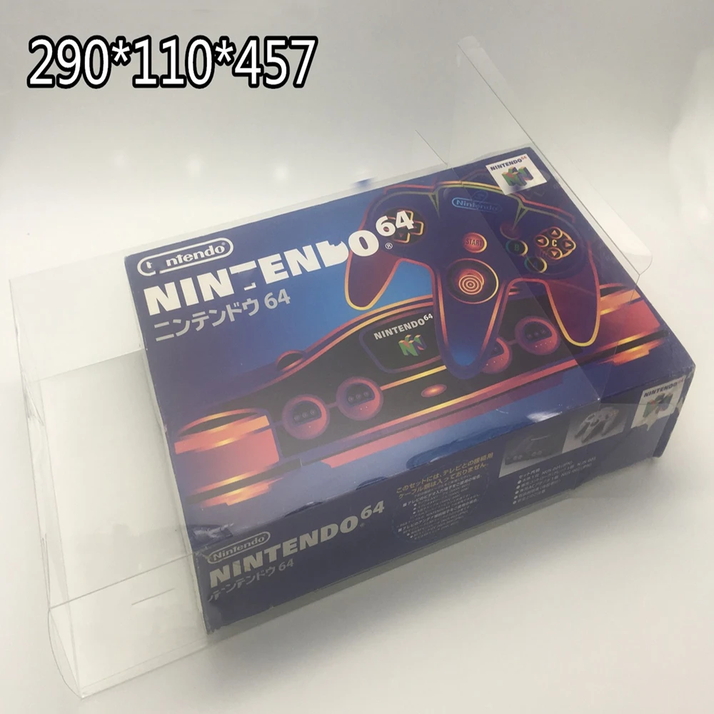 Transparent Box Protector For Nintendo 64/N64 Collect Boxes TEP Storage ...