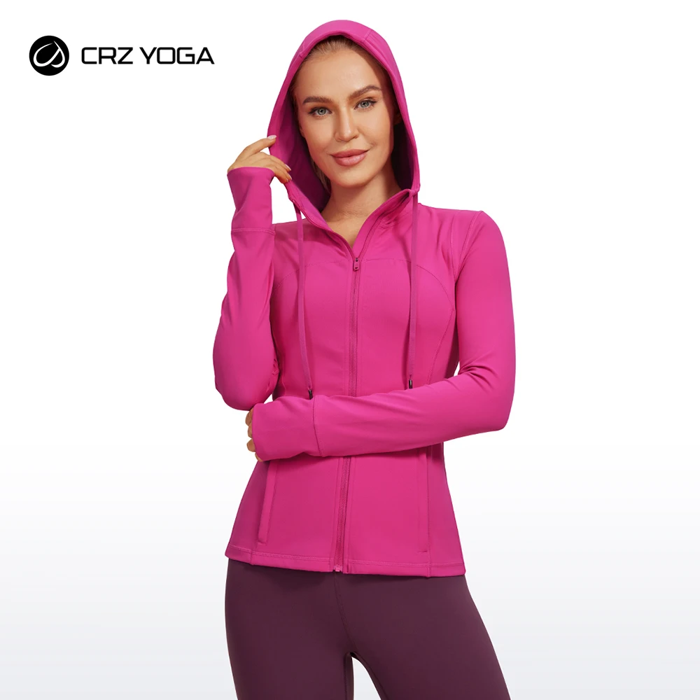 CRZ-YOGA-Butterluxe-Womens-Hooded-Workout-Jacket-Zip-Up-Athletic ...