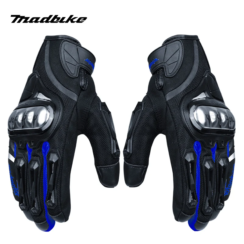 MAD-BIKE-MT-06-Summer-Motorcycle-Gloves-Stainless-Steel-Shell-Guard ...