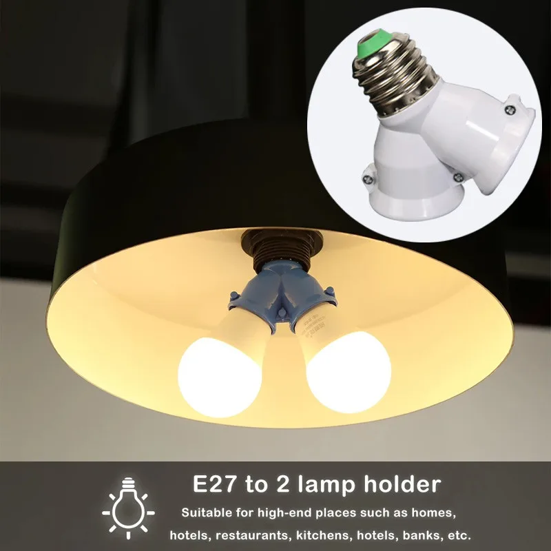 Double-Head-Lamp-Base-Double-Spiral-Lamp-Holder-E27-To-2-E27-Led ...