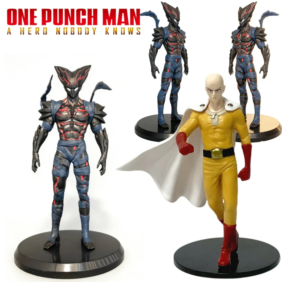 21CM ONE PUNCH-MAN Anime Peripheral Figure Saitama Garou Standing ...