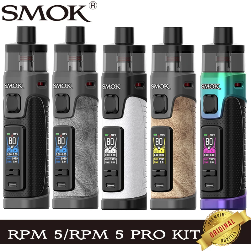 Original-SMOK-RPM-5-Pod-Kit-80W-2000mAh-Vaporizer-RPM-5-Pro-Kit-with-6 ...