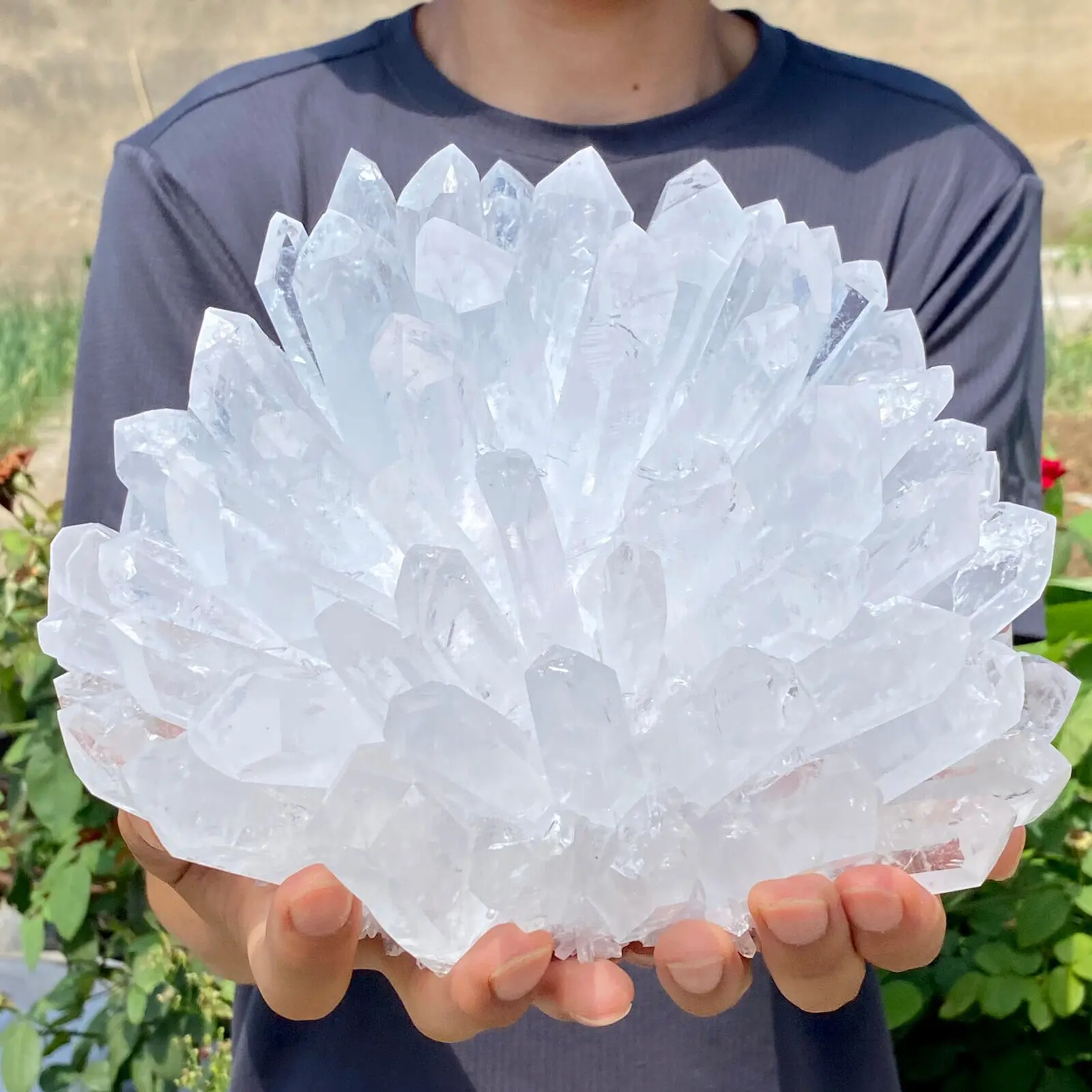 Racimo-de-cristal-blanco-Natural-curaci-n-de-esp-cimen-mineral-de-un ...