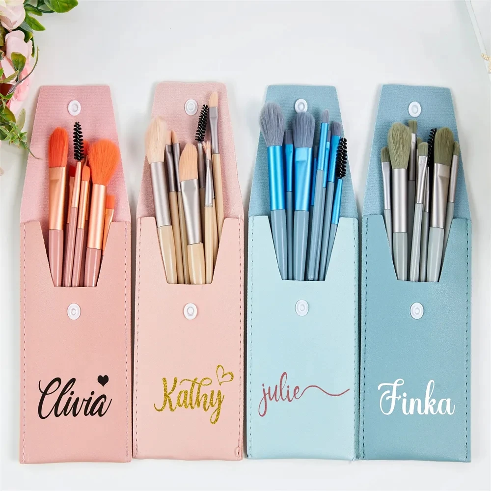 8Pcs-Personalized-Mini-Travel-Makeup-Set-Brushes-Bag-Bridesmaid-Gifts ...