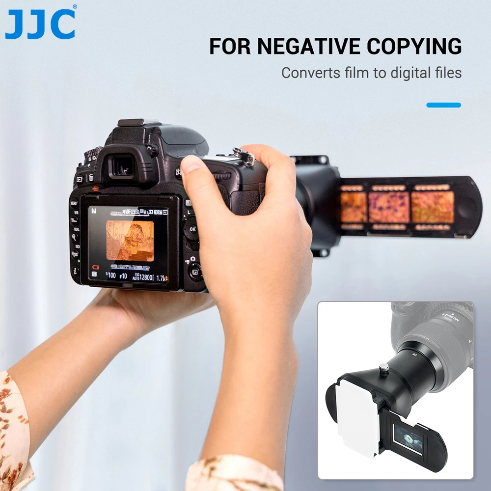 JJC Film Digitizing Adapter &LED Light Set for 35mm Film Negatives ...