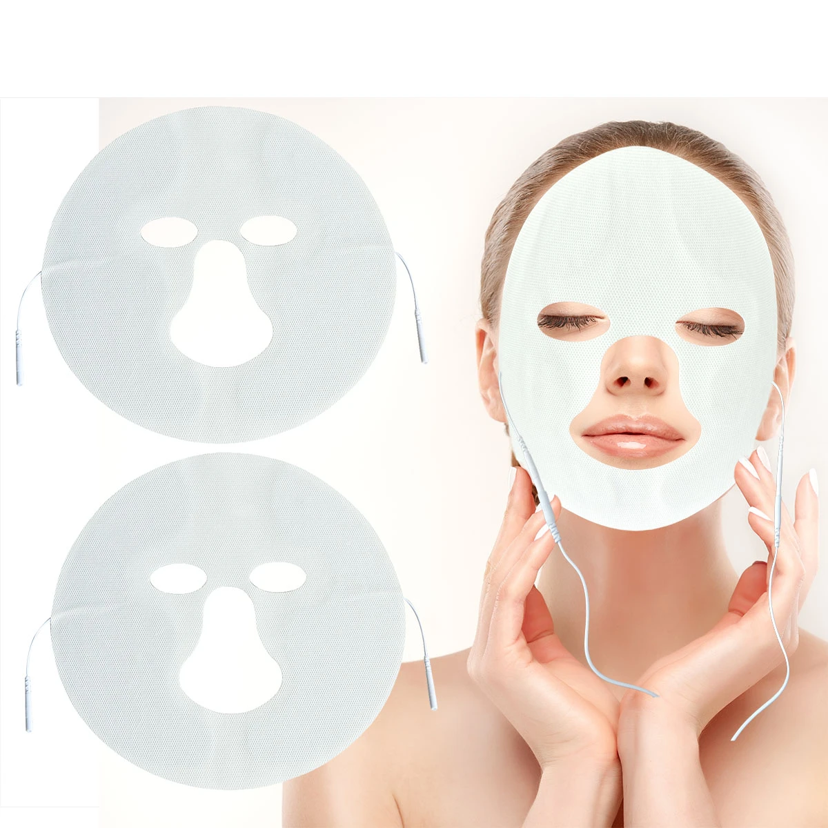 5pcs/lot Face Massage Tens Electrode Pad Slimming Faces Non-woven ...