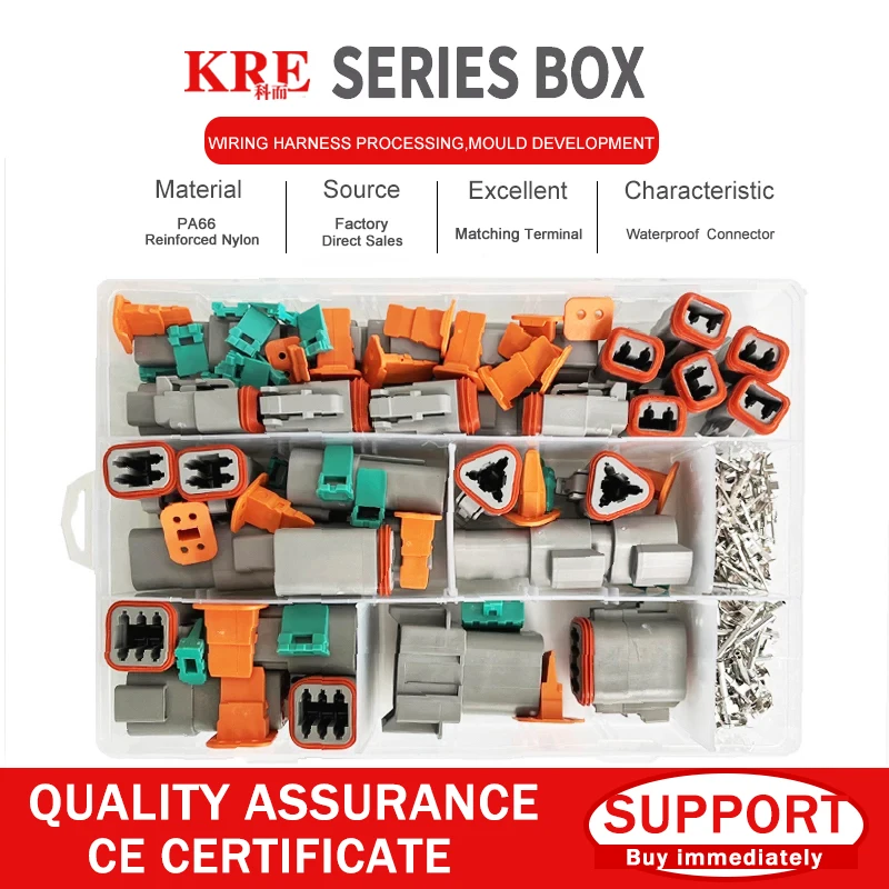 Deutsch Connector Dt Series | Dt06 Connector 2 Pin | Dt 12 Pin Connector - 2 3 4 6 8 12 - Aliexpress