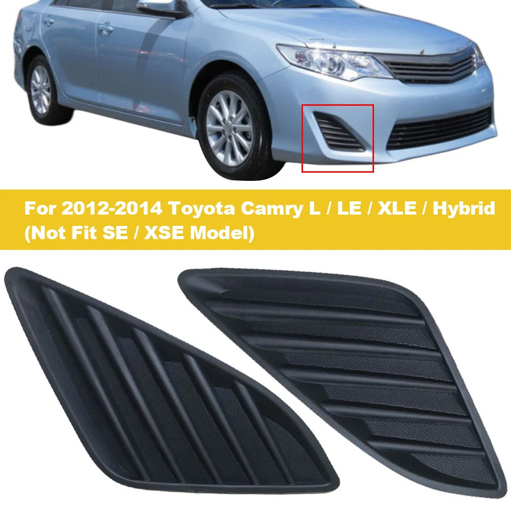 2PCS For Toyota Camry 2012 2013 2014 Car Front Bumper Fog Lamp Light ...