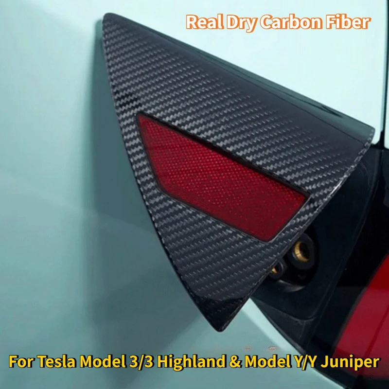 For Tesla Model 3 Y Highland Juniper 2025 Real Carbon Fiber Charging ...