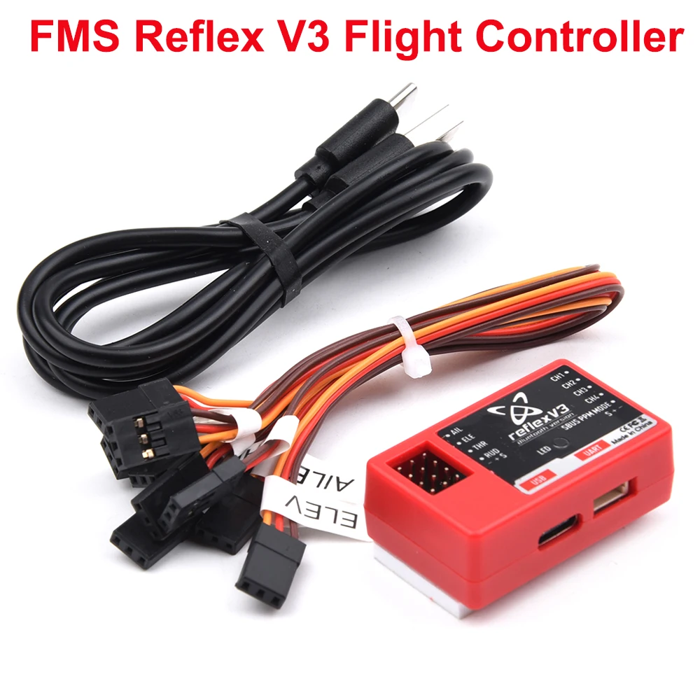 FMS-Reflex-V3-Flight-Controller-Gyro-Stabilizer-Remote-Control-RC ...