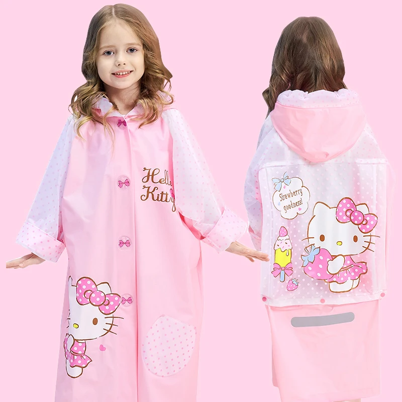 Hello Kitty Raincoat Size 8