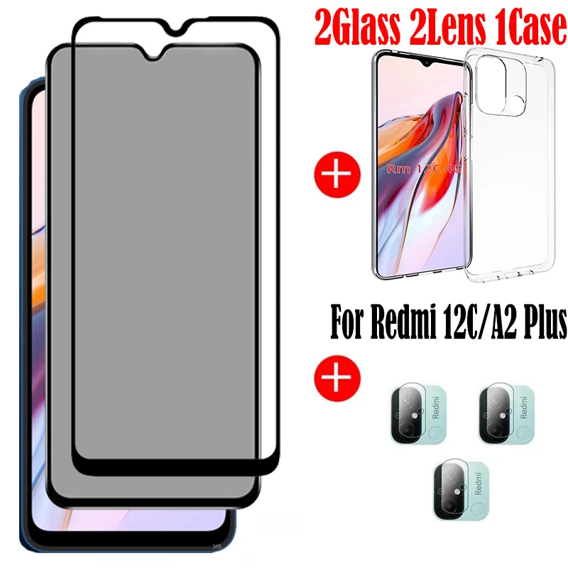 Protector de pantalla de privacidad de vidrio templado para Xiaomi ...