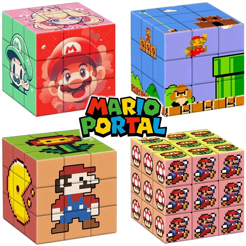 3x3x3-Super-Mario-cubo-de-Rubik-juguetes-para-aliviar-el-estr-s-juguete ...
