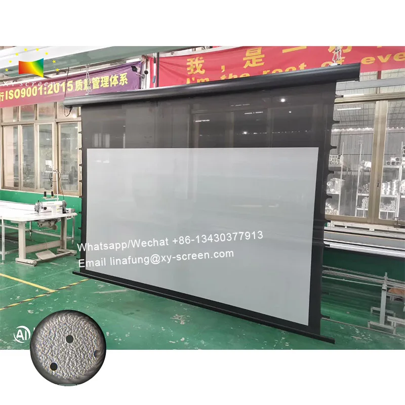XY-Screens-70-250inch-Premium-Electric-Tensioned-Benq-JVC-DLP-Projector ...