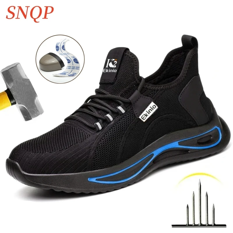 Safety-Shoes-Men-Breathable-Mesh-Work-Shoes-Anti-smash-Anti-Puncture ...