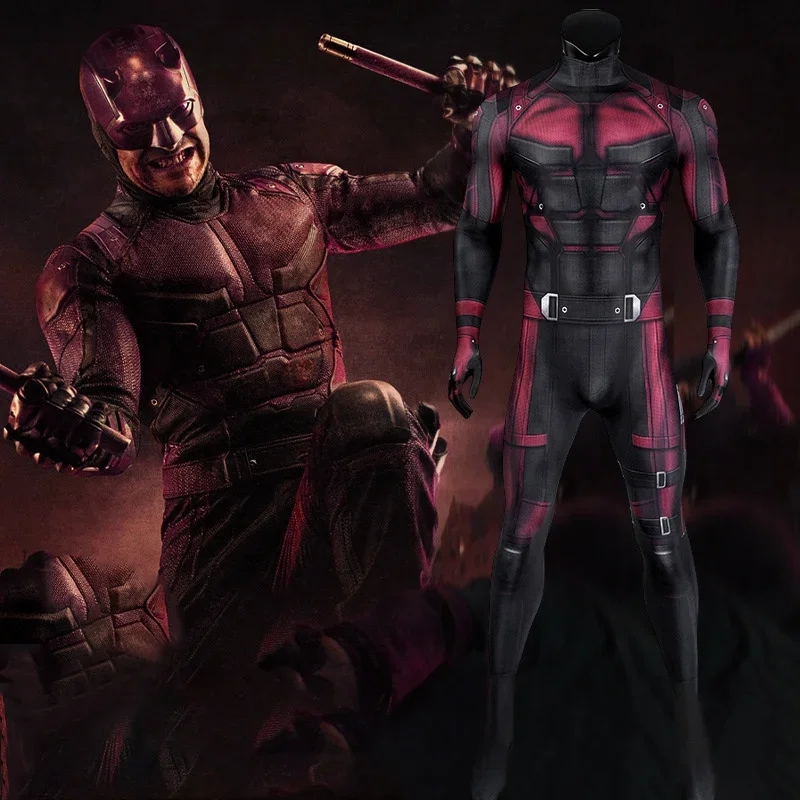 Daredevil-Cosplay-Costume-para-adultos-e-crian-as-Matt-Murdock-impresso ...