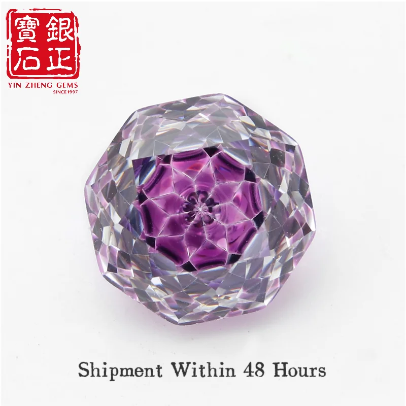 YinZheng Loose Gemstone 5A Grade Cubic Zirconia Millennium Rose Cut ...