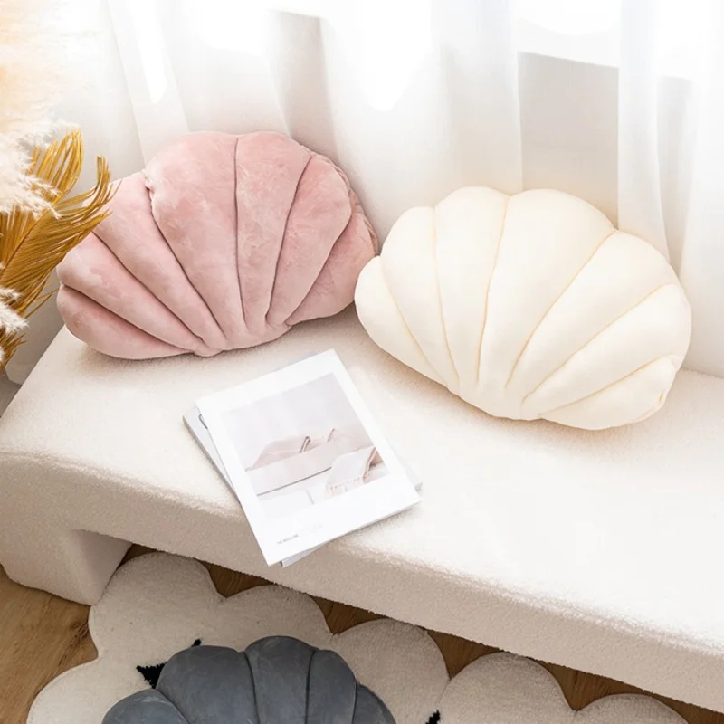 Aesthetic-Clam-Plush-Cushion-Nordic-Shuck-Plush-Pillow-Creative-Sofa ...
