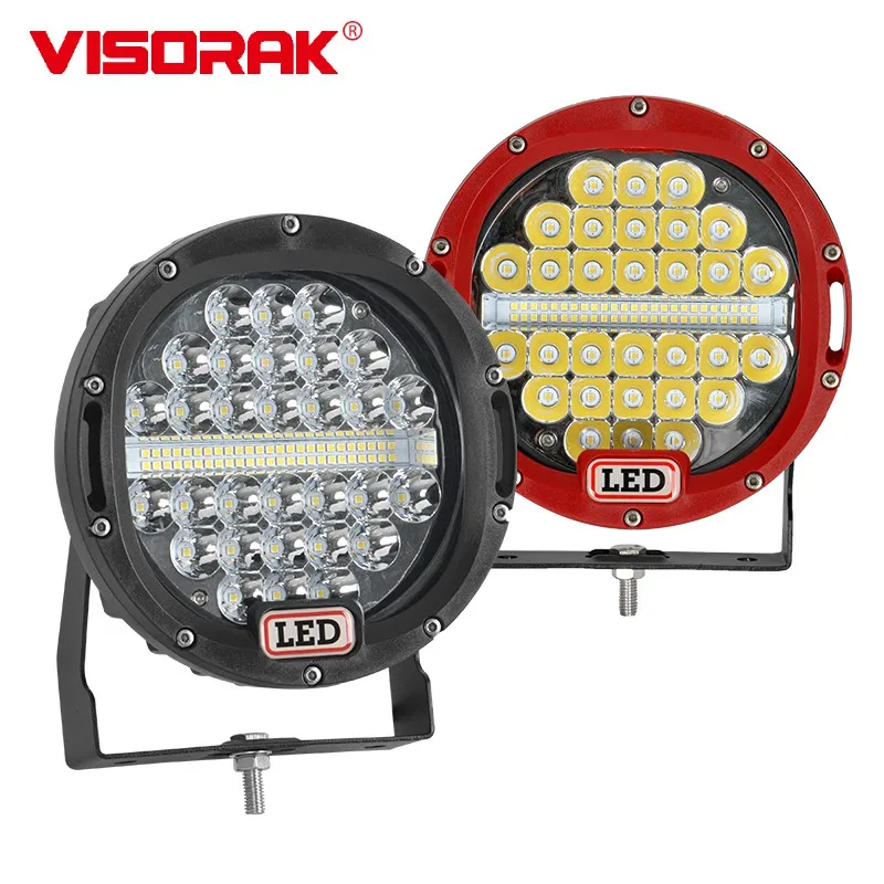 VISORAK 7 Inch 12V 24V SUV LED Work Light For Offroad Car ATV 4x4 4wd ...
