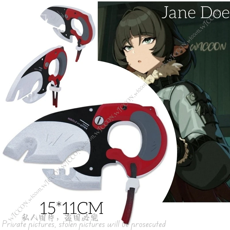 Jane-Doe-Anime-ZZZ-Cosplay-Prop-Weapon-Cosplay-Halloween-Party-15-11CM ...