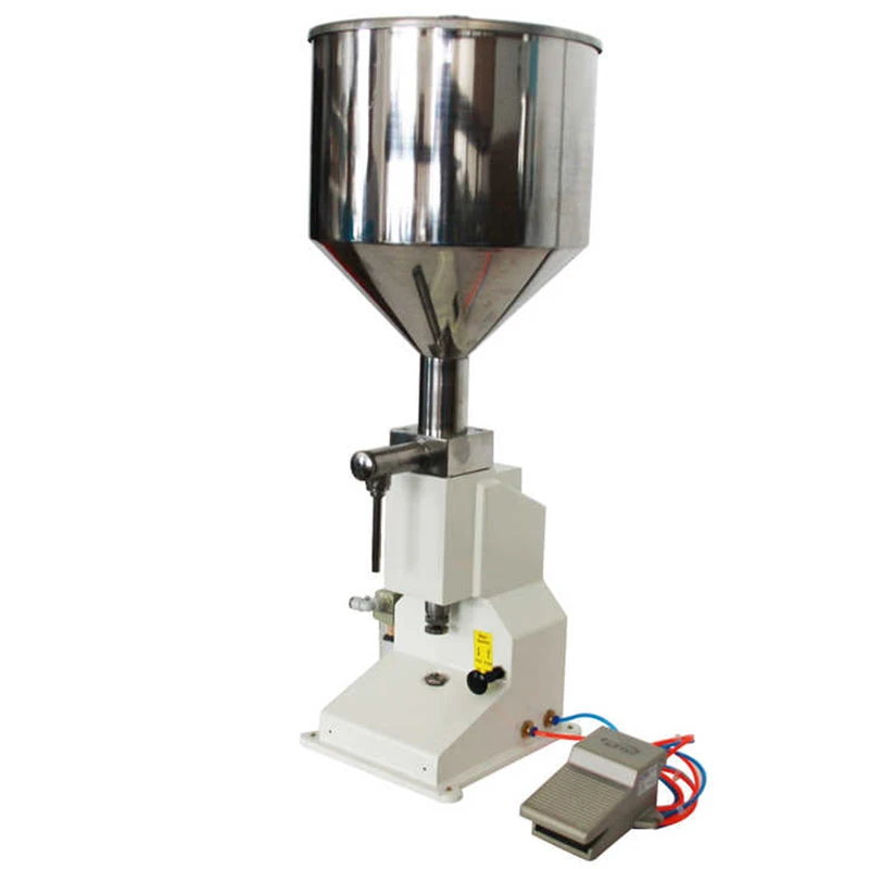 A02 Desktop Pneumatic Filling Machine for Water Oil Cream Body Lotion ...