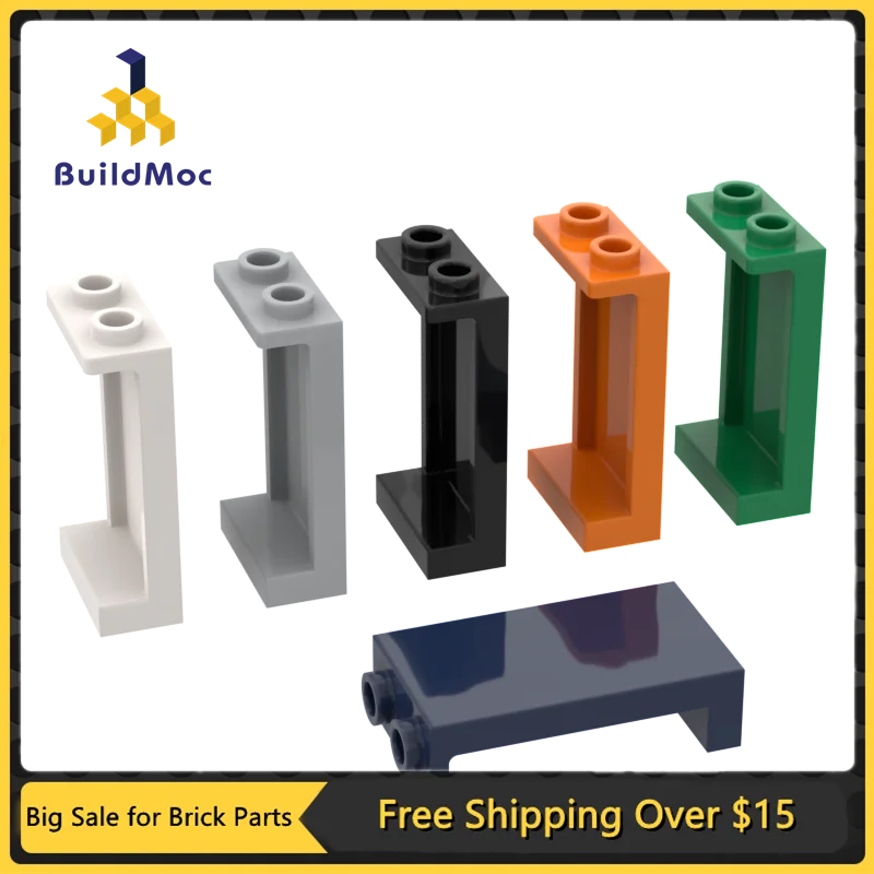 10pcs-MOC-87544-Panel-1-X-2-X-3-with-Side-Supports-Hollow-Studs-for ...