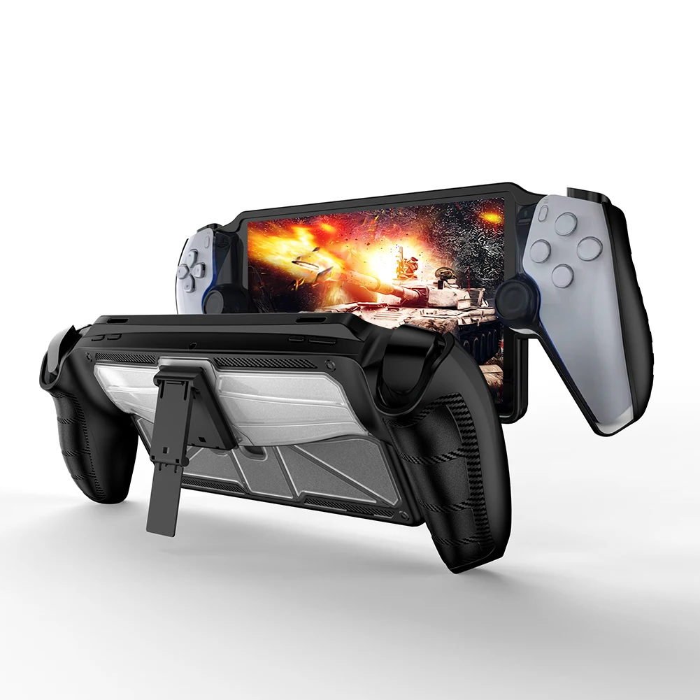 TPU-Gaming-Console-Controller-Sleeve-Skin-Shockproof-with-Stand-Game ...