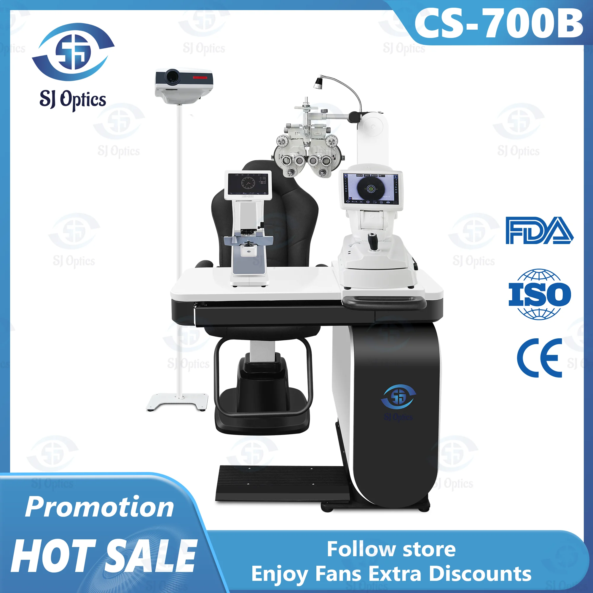 Oftalmologia-Vis-o-Tester-Phoropter-Simulator-Unit-Instrumento-Oft ...