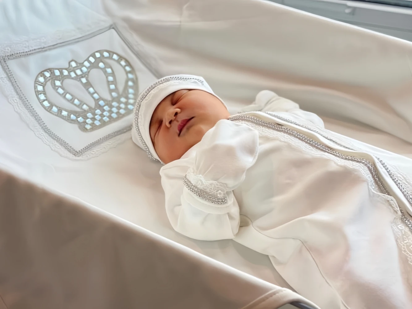 5pcs Newborn Baby Embroidery Lace Romper Outfit Clothing Cotton Infant ...