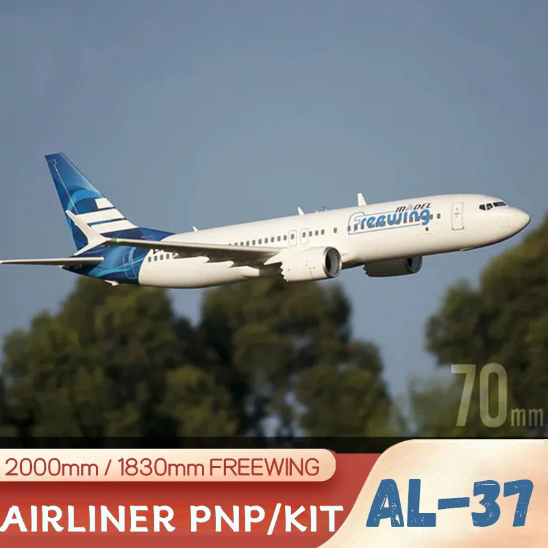 Freewing-RC-Airplane-Twin-70mm-AL37-AL-37-AIRLINER-PNP-KIT-with-SERVO ...