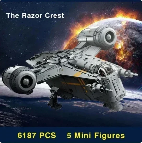 New-In-Stock-The-Razor-Crest-Assembly-Building-Block-Model-Set ...