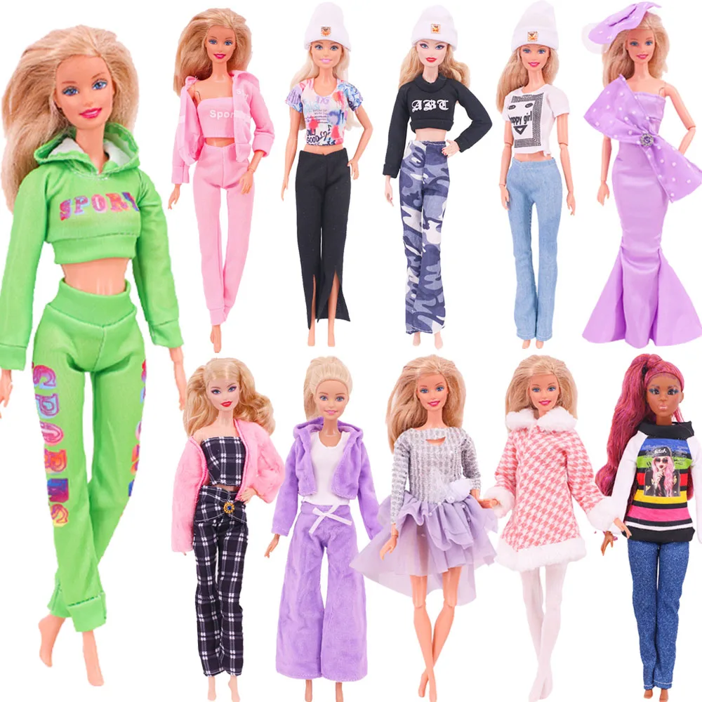Barbies-ropa-para-mu-eca-Barbie-traje-vestido-abrigo-sombreros ...
